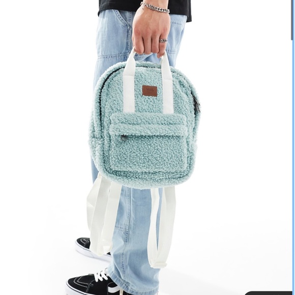 Vans | Bags | Vans Low Key Mini Backpack In Blue And Offwhite | Poshmark